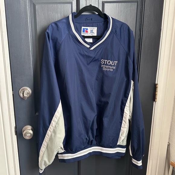 Russell Athletic | Jackets & Coats | Uwstout Vintage Russell Pullover ...